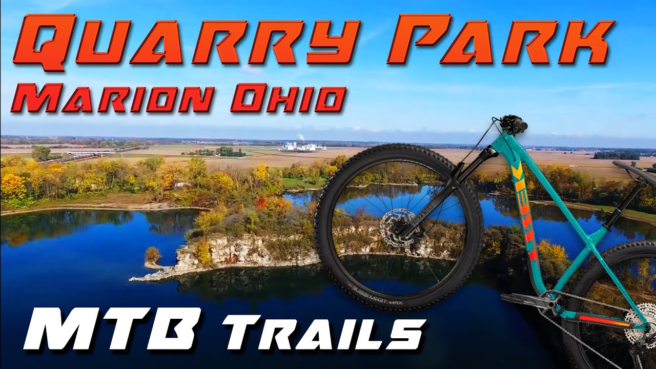 Marion Ohio Quarry park Mountain Bike Trail Showcase - Intro - YouTube