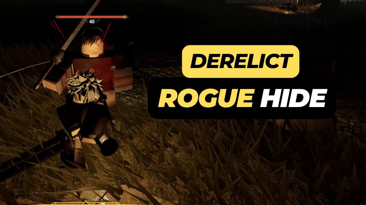 How to Get Rogue Hide in Derelict Roblox - YouTube