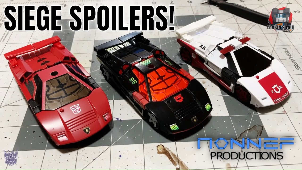 Nonnef Productions Upgrades for Transformers WFC Sideswipe & Red Alert ...
