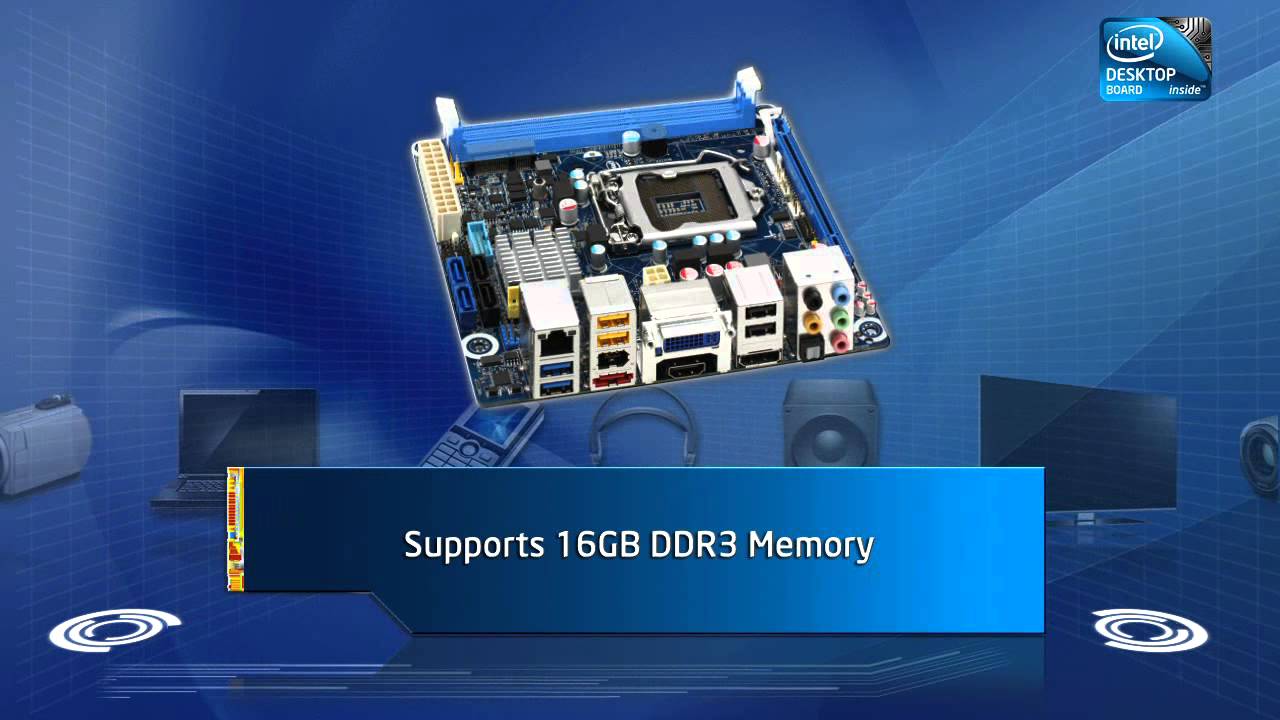 Intel Desktop Board DH77DF - YouTube