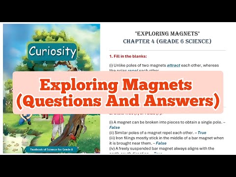 Exploring Magnets Class-6 Science NCERT Curiosity Chapter- 4 Questions ...