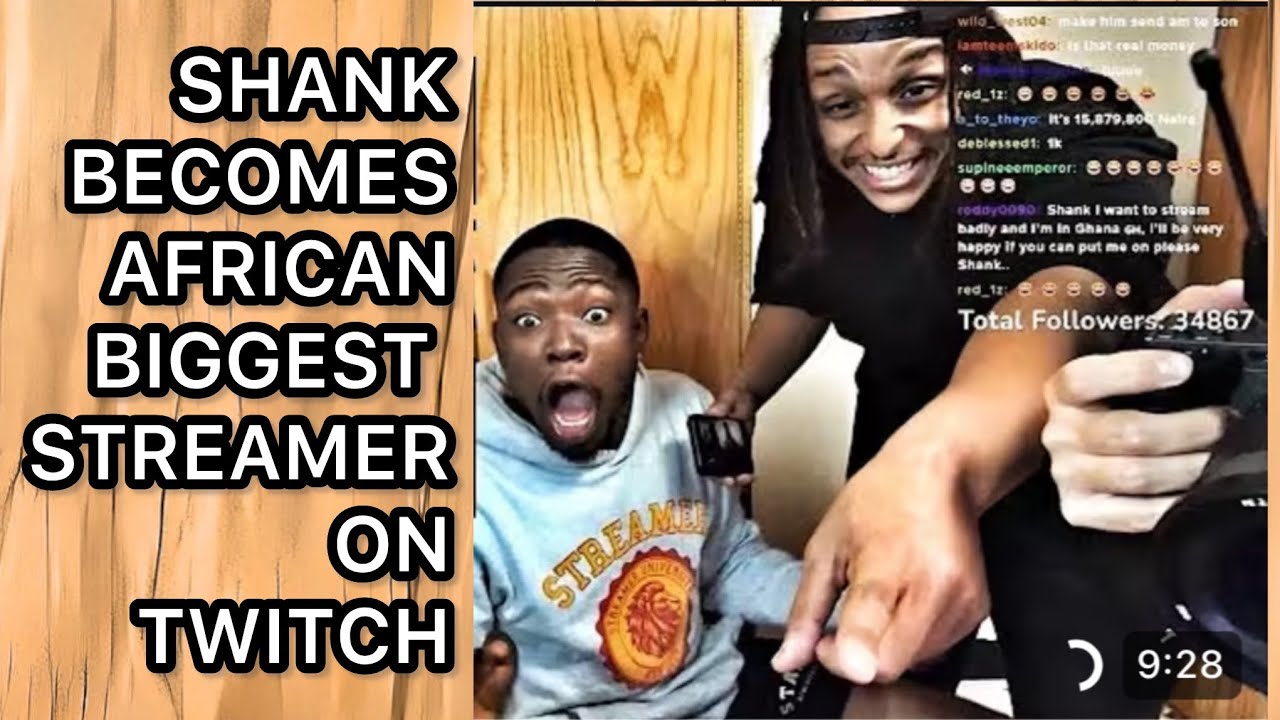 SHANK Becomes No.1 African Streamer on Twitch 🤯 | #agent00 # ...
