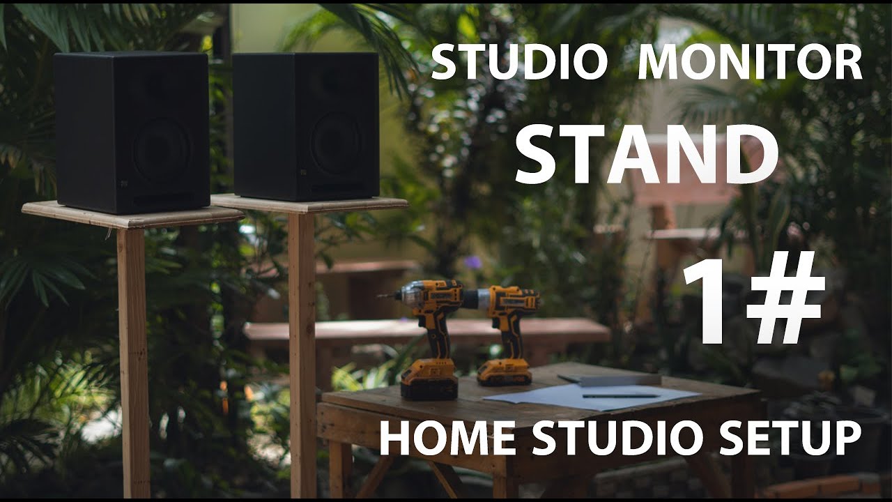 DIY Studio Monitor Stands (Home Studio Setup)[1#] - YouTube