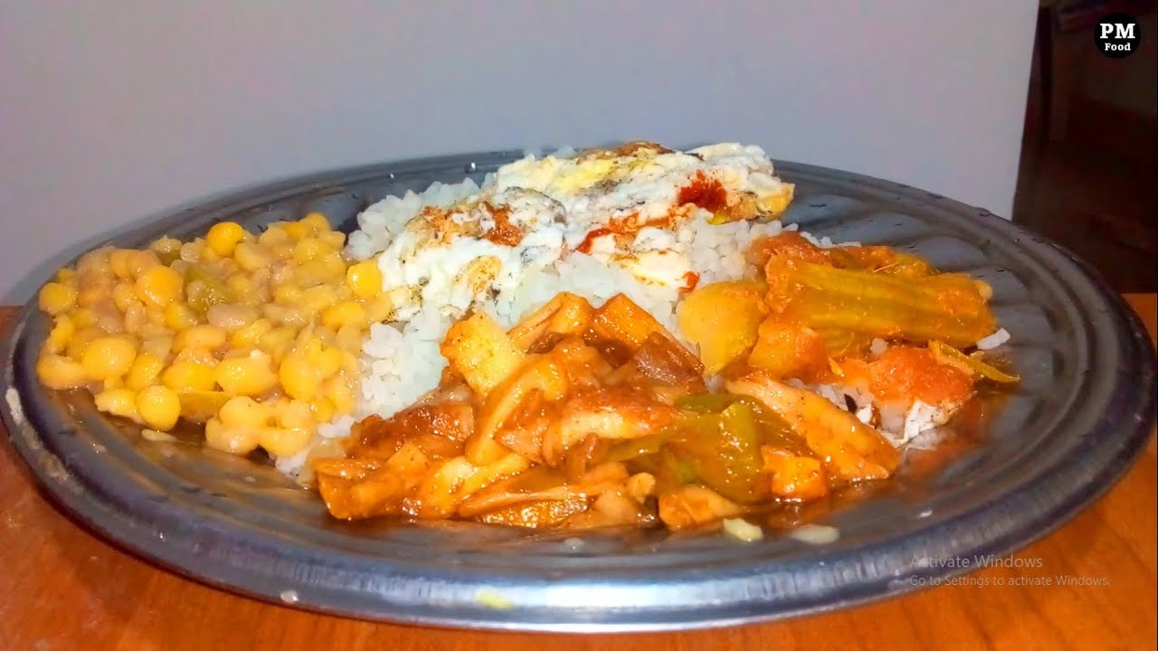 ASMR Eating Show | Sri Lankan Rice Plate with Mushroom Curry, Murunga ...
