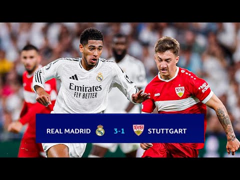 Real Madrid vs VfB Stuttgart UCL Matchday 1 - YouTube