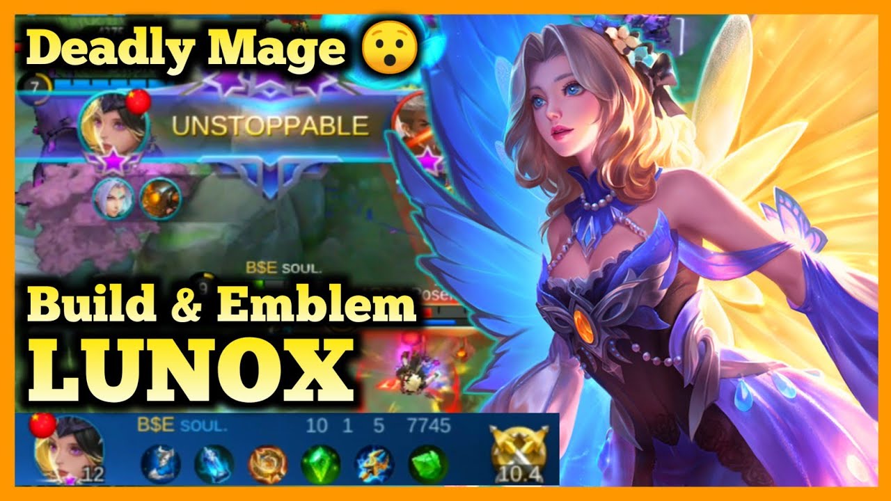 LUNOX MOBILE LEGENDS, LUNOX BEST BUILD, HYPER CARRY GAMEPLAY, SEASON 18 ...