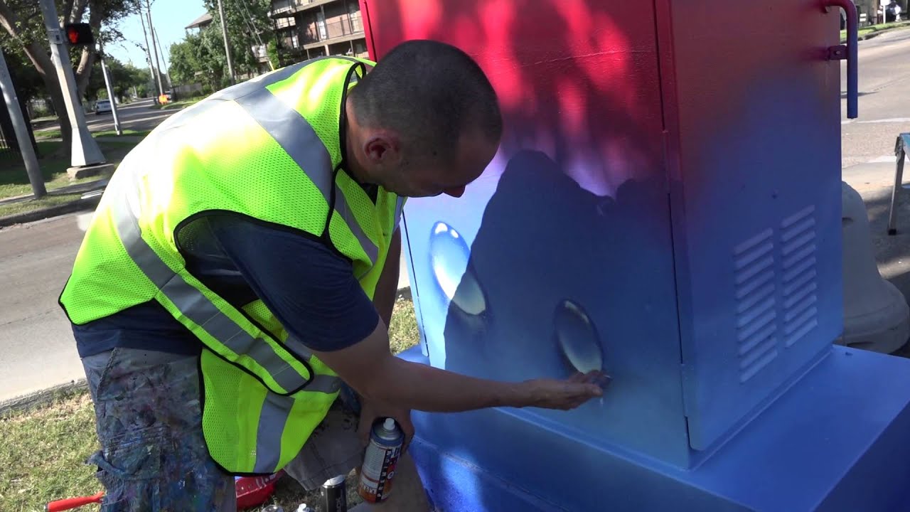 Spray Paint Techniques: Water Droplets - YouTube