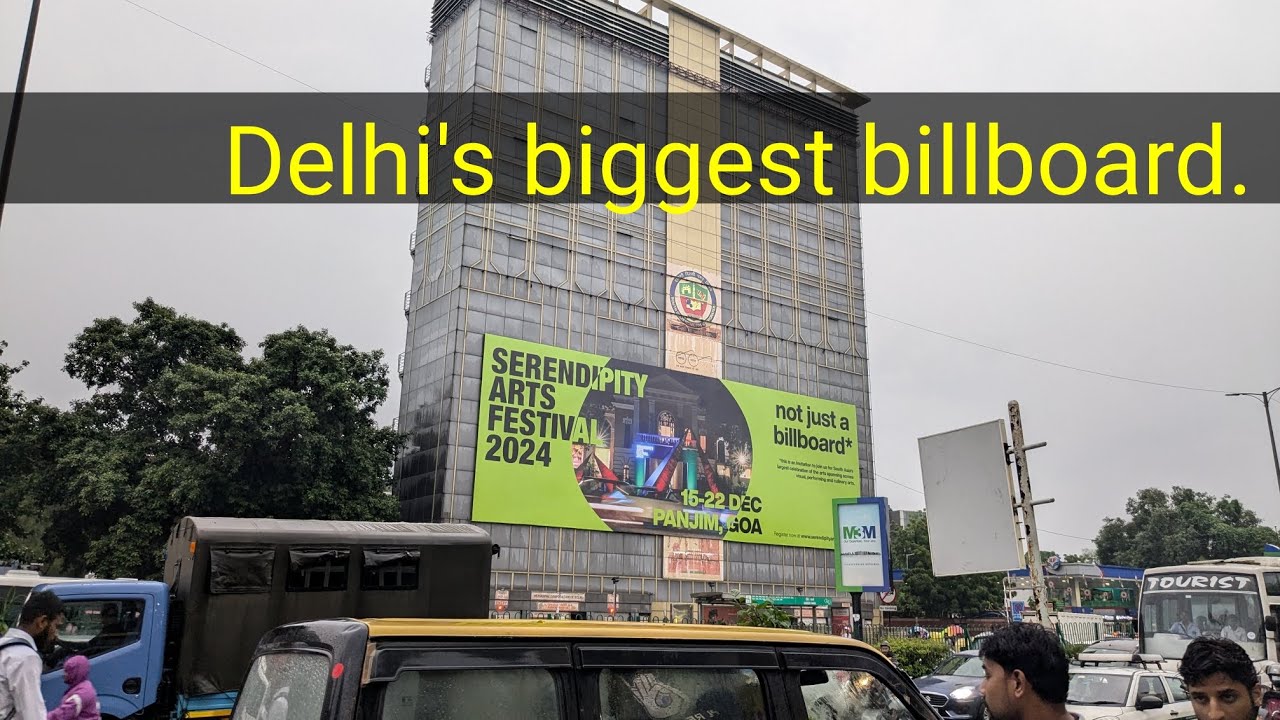 Delhi's biggest billboard at Aurobindo Marg is advertising Serendipity ...