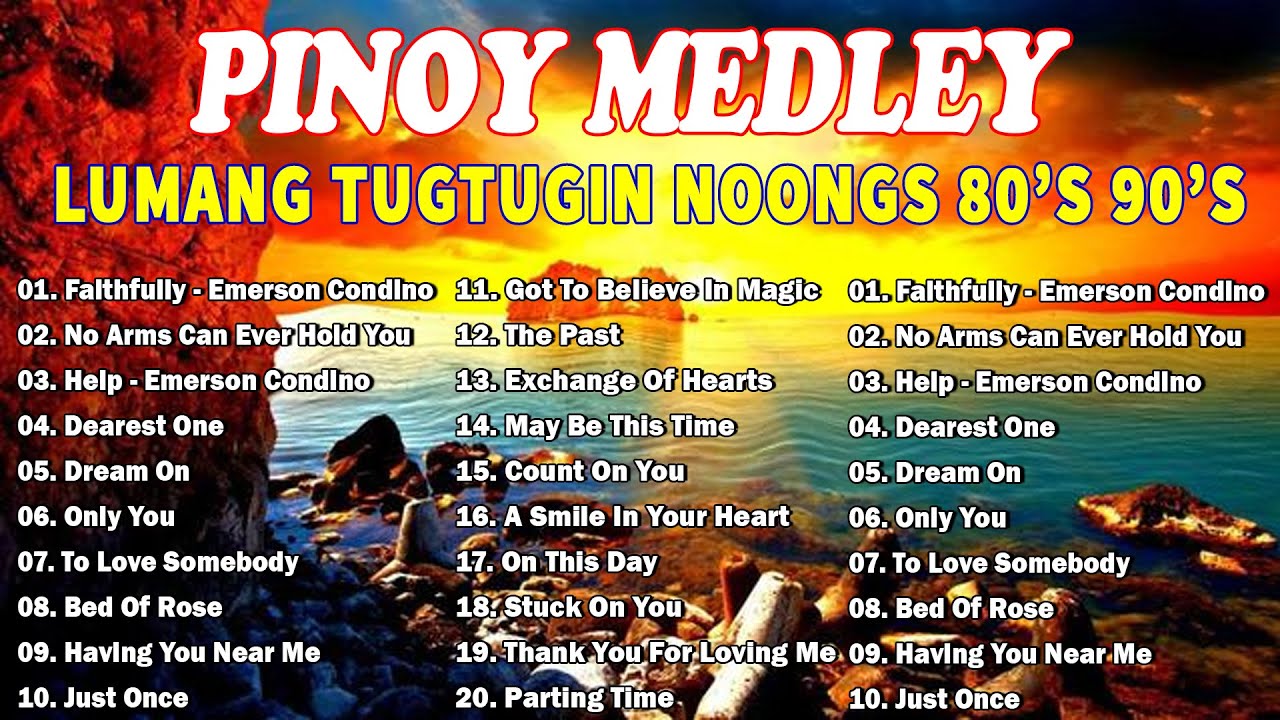 Best Lumang Tugtugin Nonstop Medley - Soft Rock [] MGA LUMANG TUGTUGIN ...