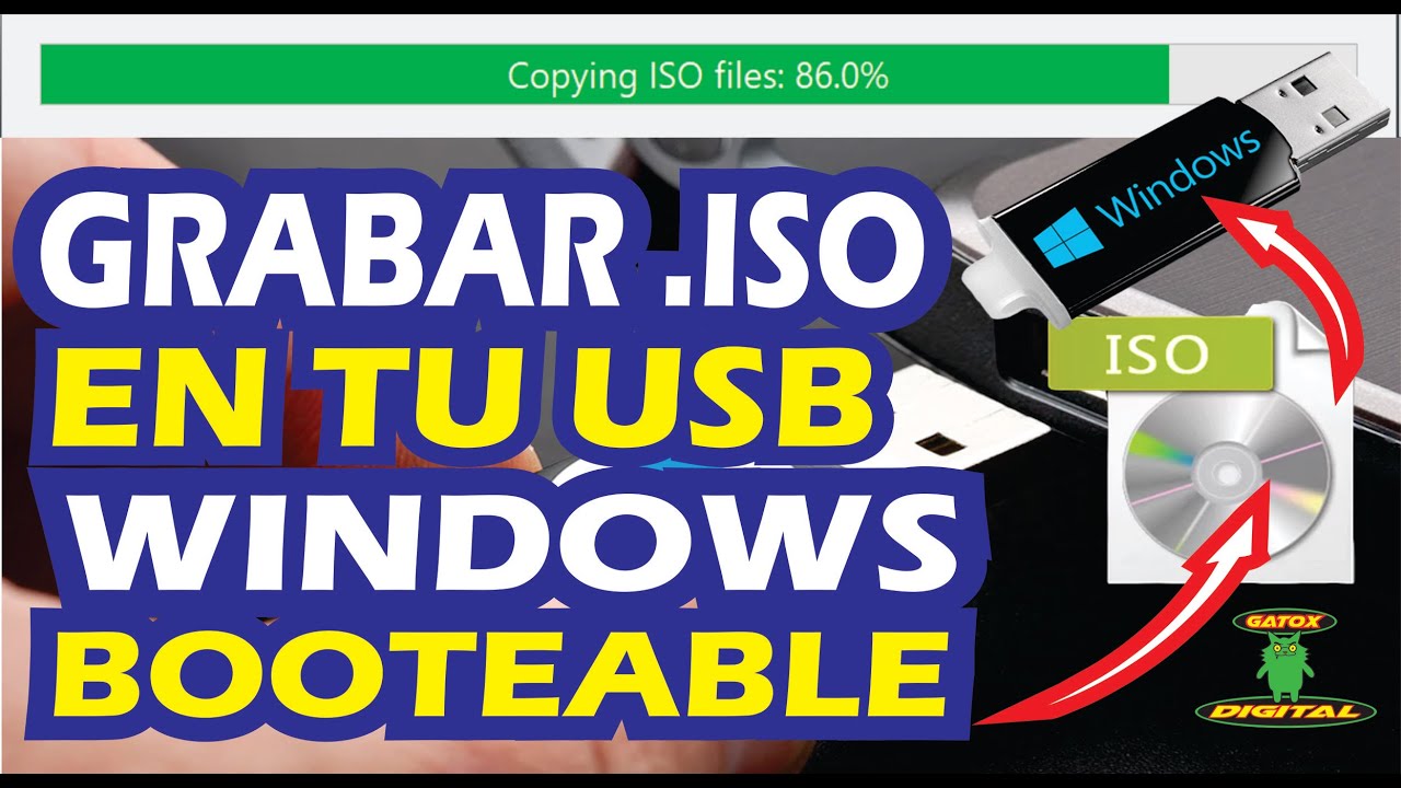 GRABAR CUALQUIER IMAGEN ISO EN USB BOOTEABLE | WINDOWS | LINUX | HBCD ...