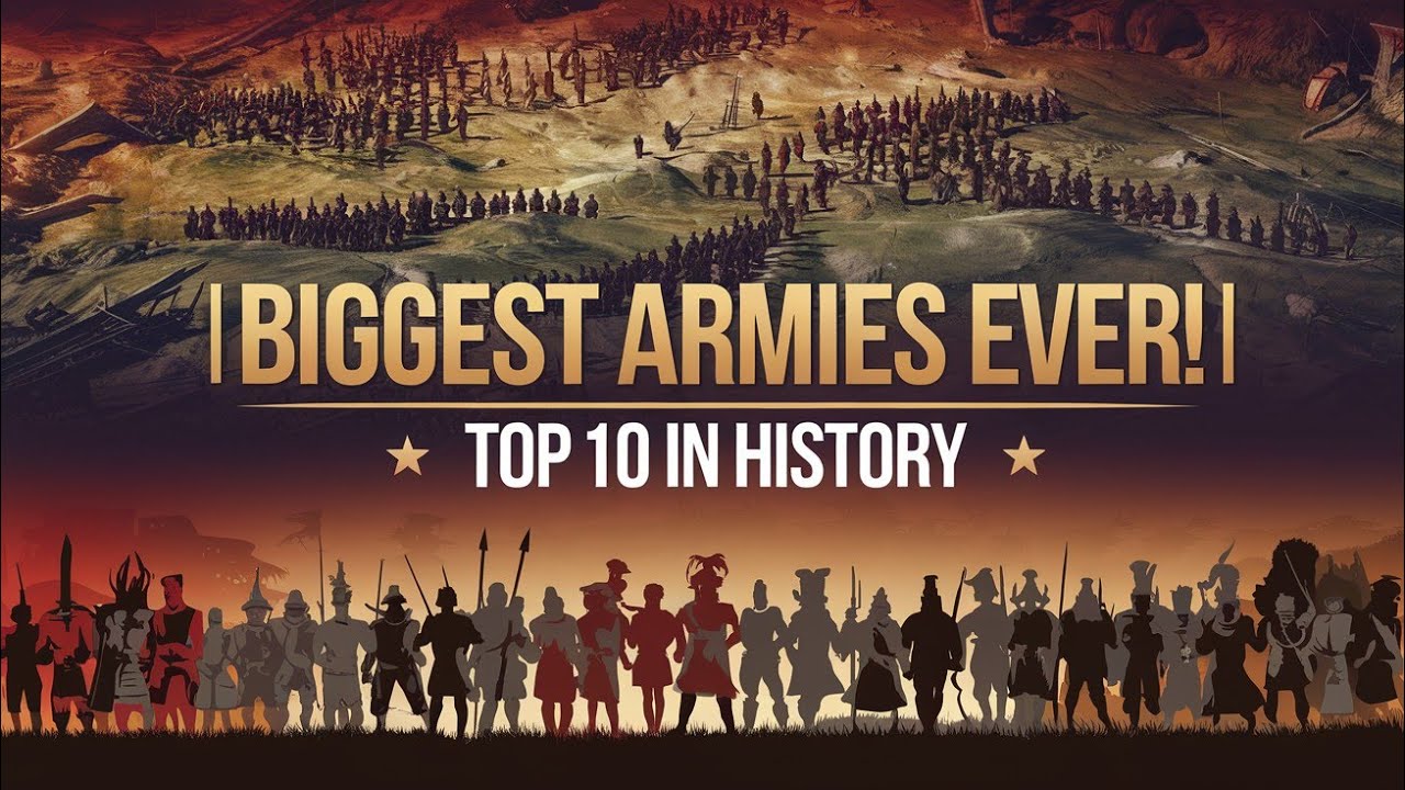 The 10 Biggest Armies Ever Assembled in History! - YouTube