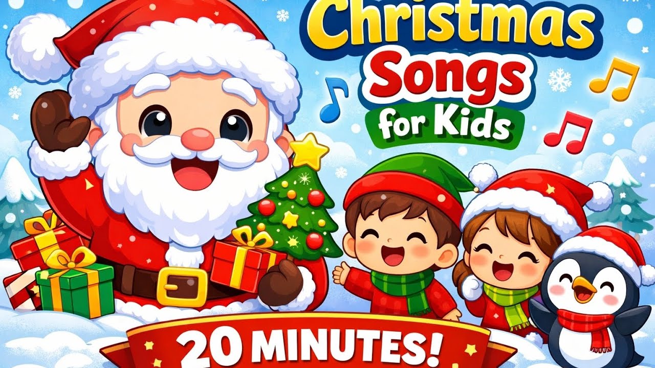 Christmas Songs for Kids – 20 Minutes|Santa Songs 🎅 🌲🔔 | Happy Holiday ...