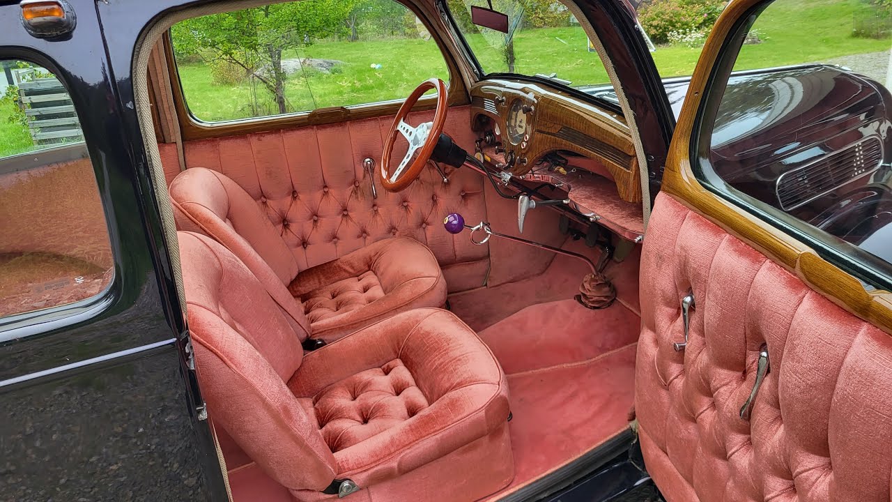 1951 Ford Anglia Interior - YouTube