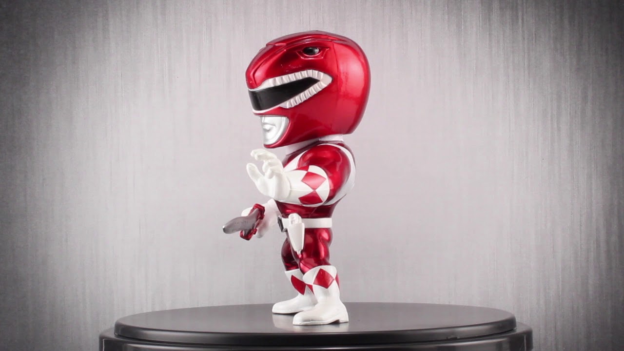 Metalfigs - Red Ranger (Mighty Morphin' Power Rangers - Candy) - YouTube