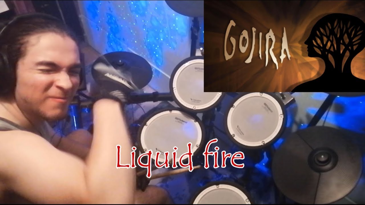 Gojira - Liquid Fire (drum cover by Daniel Araya) - YouTube