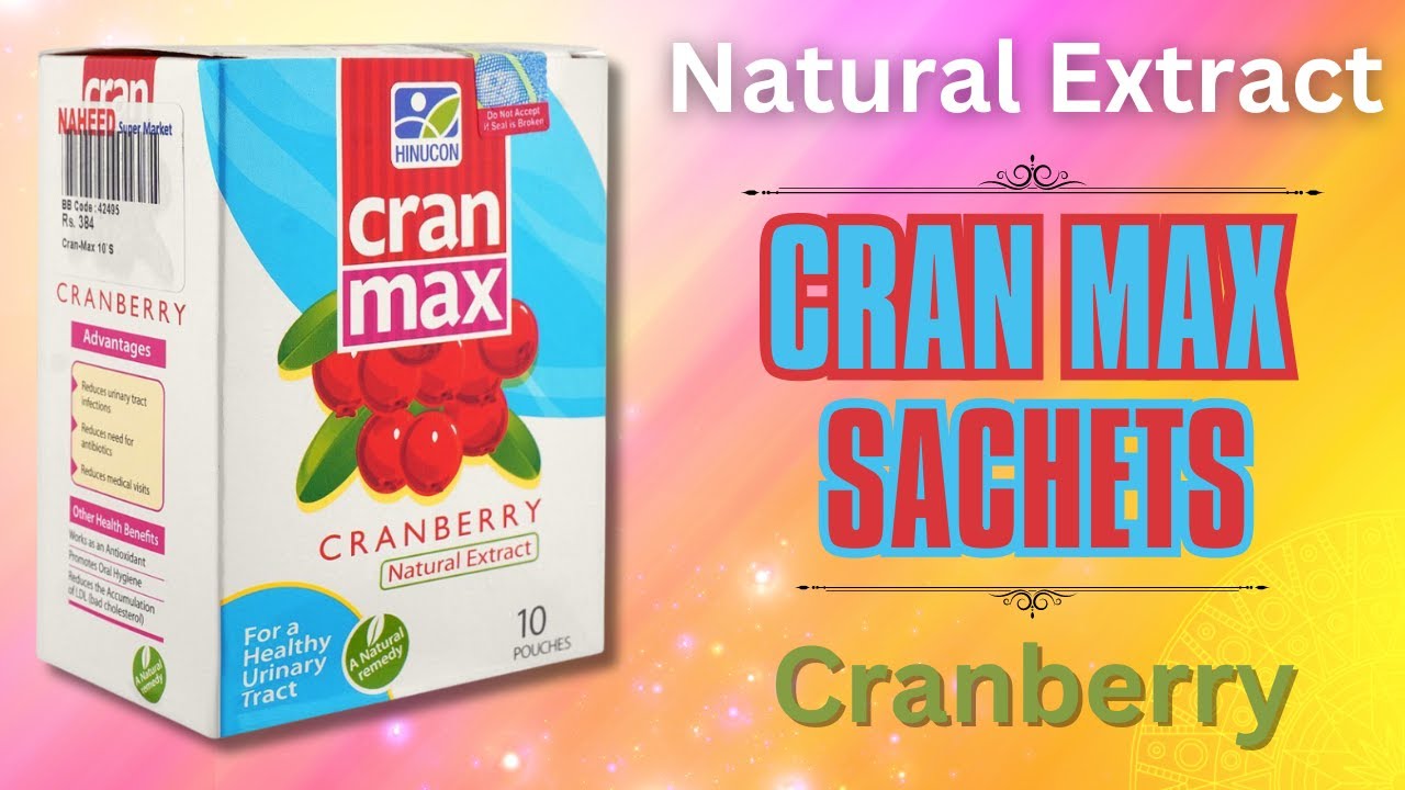 Cranmax Sachets | Cranberry Extract for Urinary Tract Health #cranberry ...