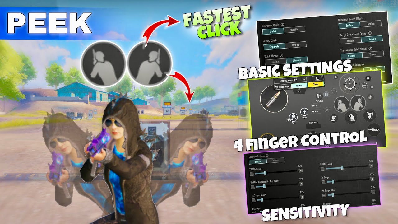 OMG 😱 BGMI All New Basic + Advance SETTINGS/CONTROLS Perfect BGMI ...