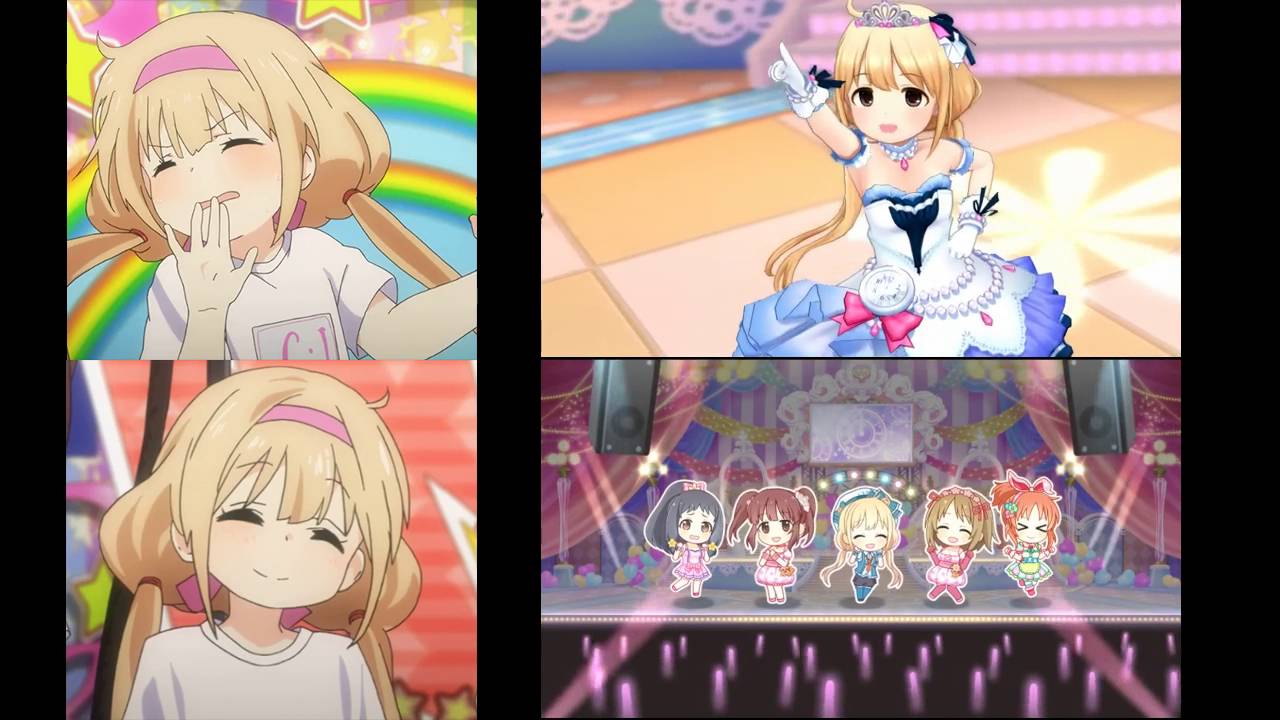 The Idolm@ster CGSS - Happy x2 Days MV 2D & 3D HD 60fps - YouTube