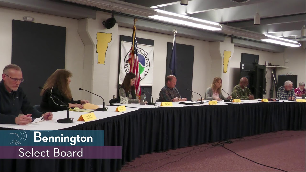Bennington Select Board // 3-23-26 - YouTube