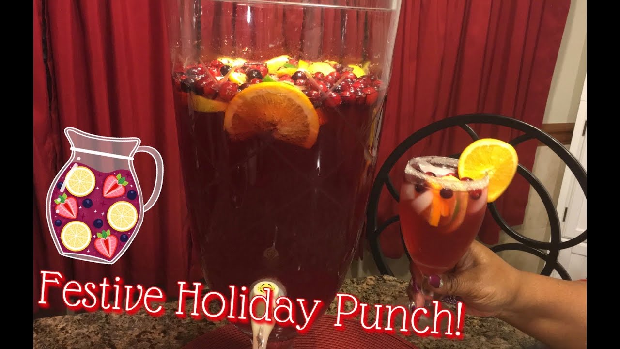 How to Make: Festive Punch - YouTube