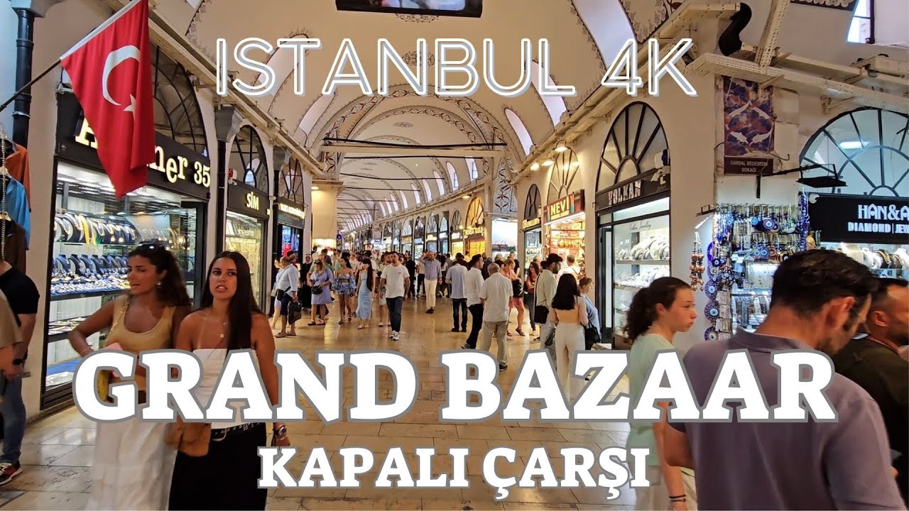 Istanbul Grand Bazaar Walking Tour in the Old City Istanbul - Street ...