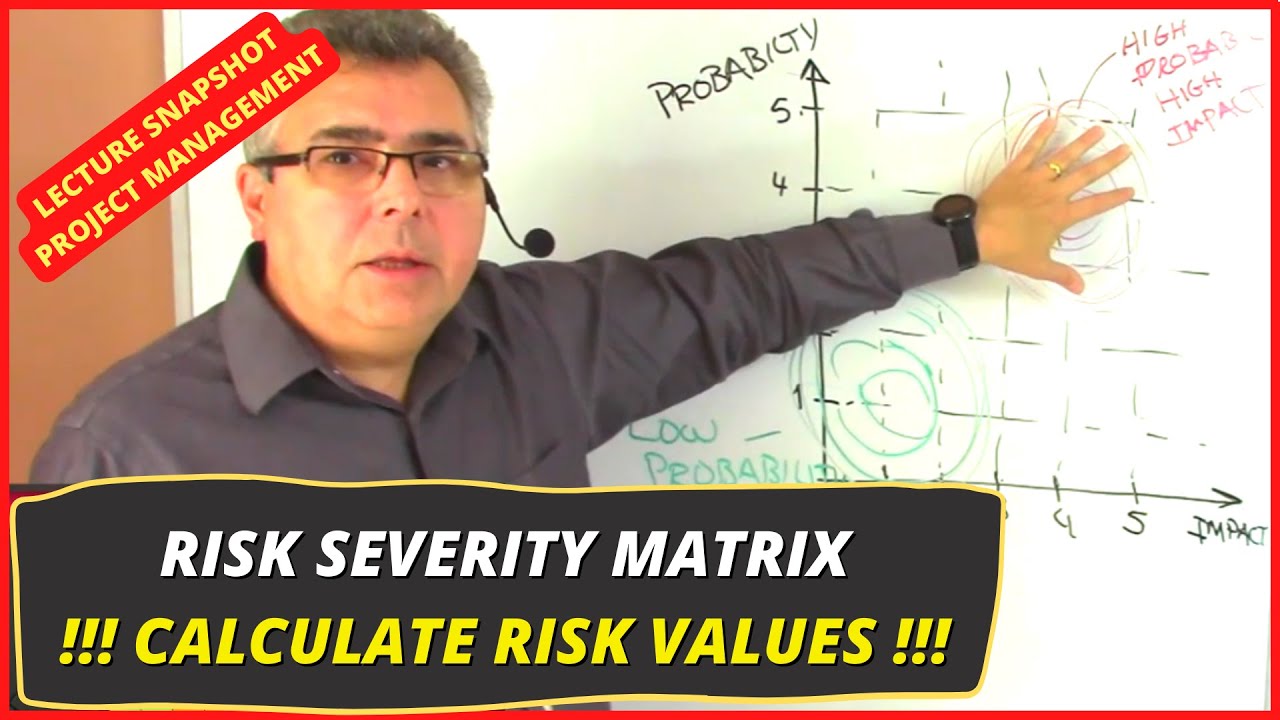 Project Risk Severity Matrix! How to calculate the Risk Value and plot ...