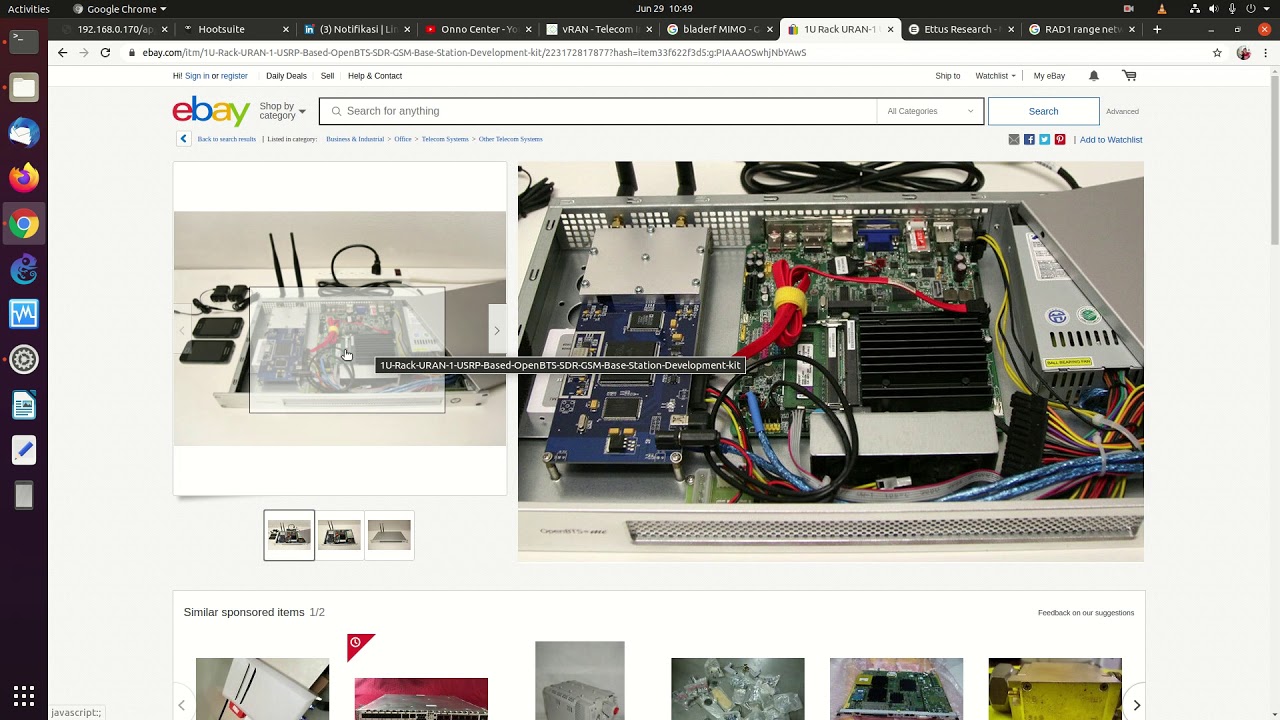 20200629 membeli peralatan hardware openbts opencellular - YouTube