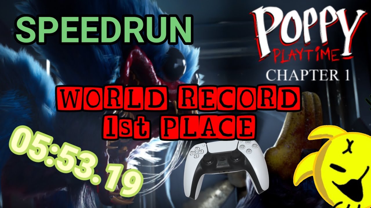 [WORLD RECORD] Poppy Playtime: Chapter 1 05:53 (Console Speedrun) - YouTube