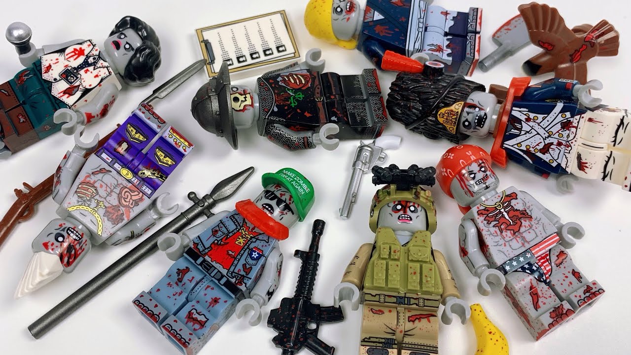 LEGO Halloween Zombies Collection Zombie | Unofficial Minifiguresレゴ 레고 ...