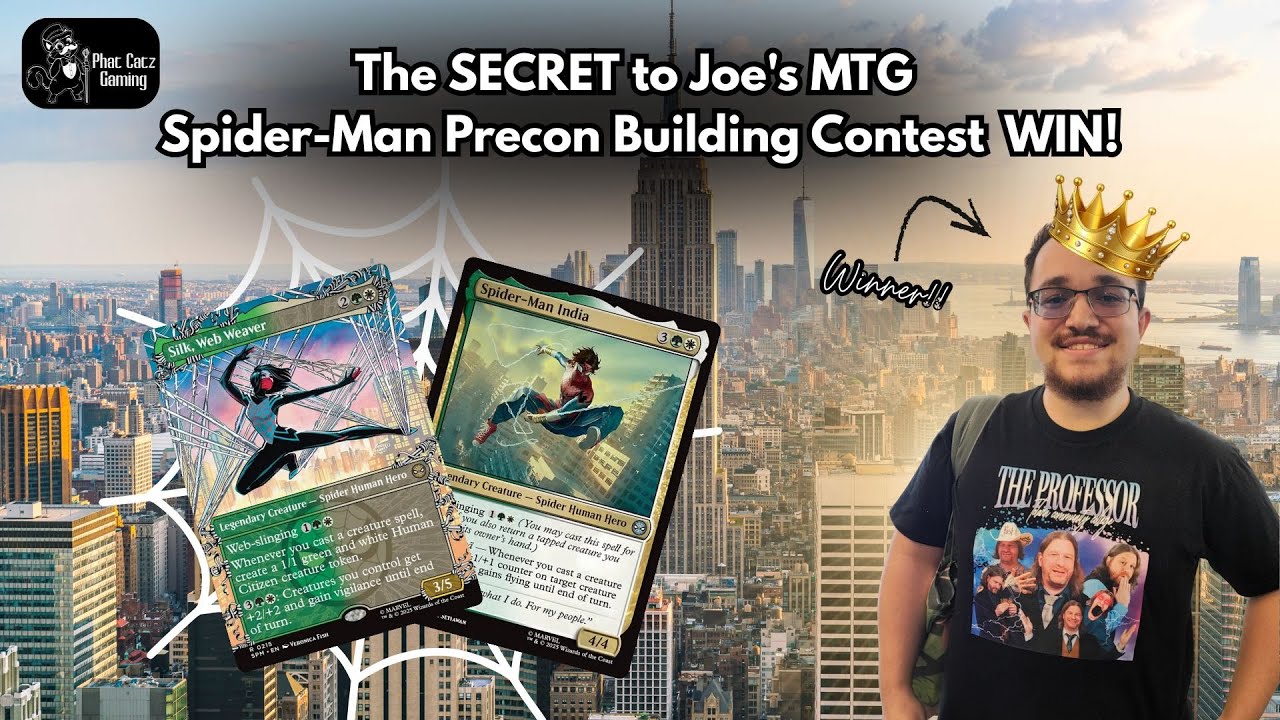 The SECRET to Joe's MTG Spider-Man Precon Building Contest WIN - YouTube