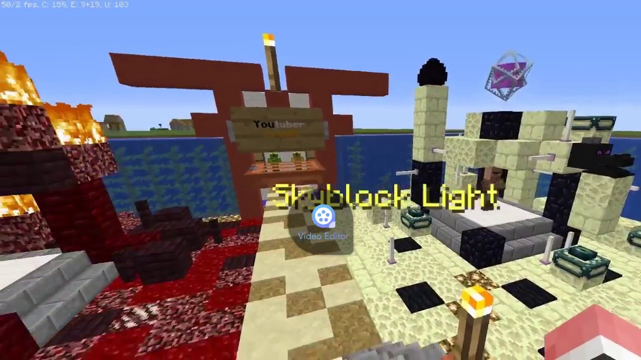 skyblock light - YouTube