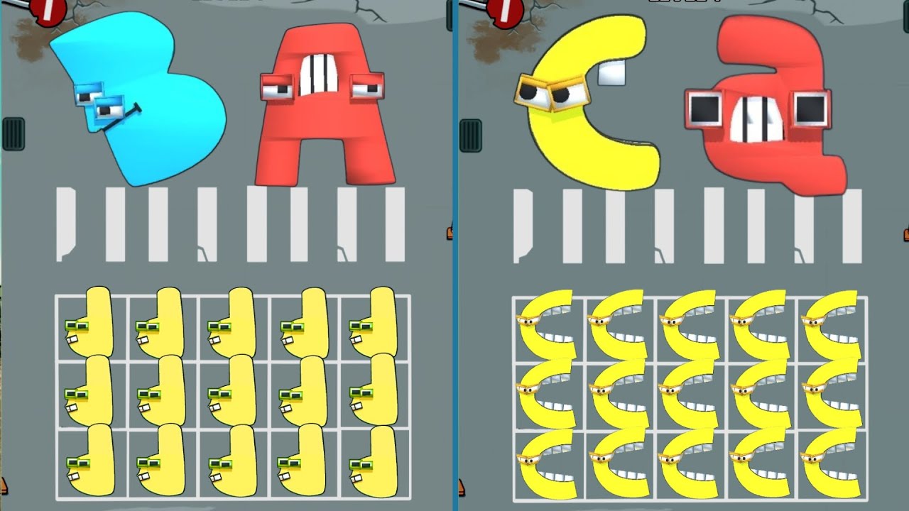 Merge Master Alphabet Rainbow - Merge Alphabet Lore Vs All New Rainbow ...