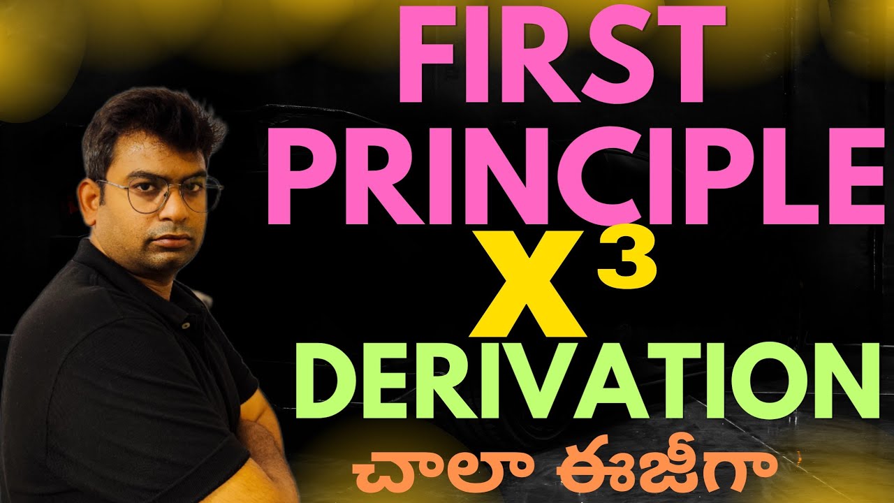 Find the derivative of x³ from the first principle|Class 12 MATH ...