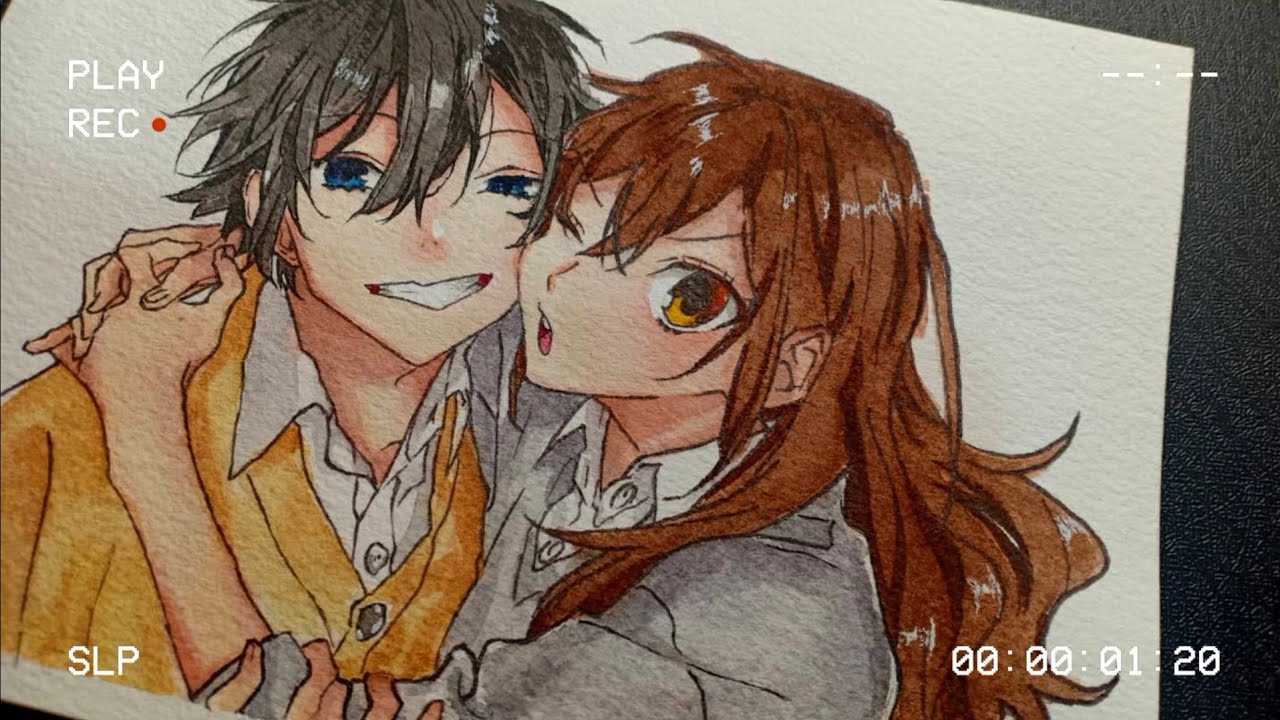 [ホリミヤ] Horimiya | Color tutorial | Watercolor Painting - YouTube