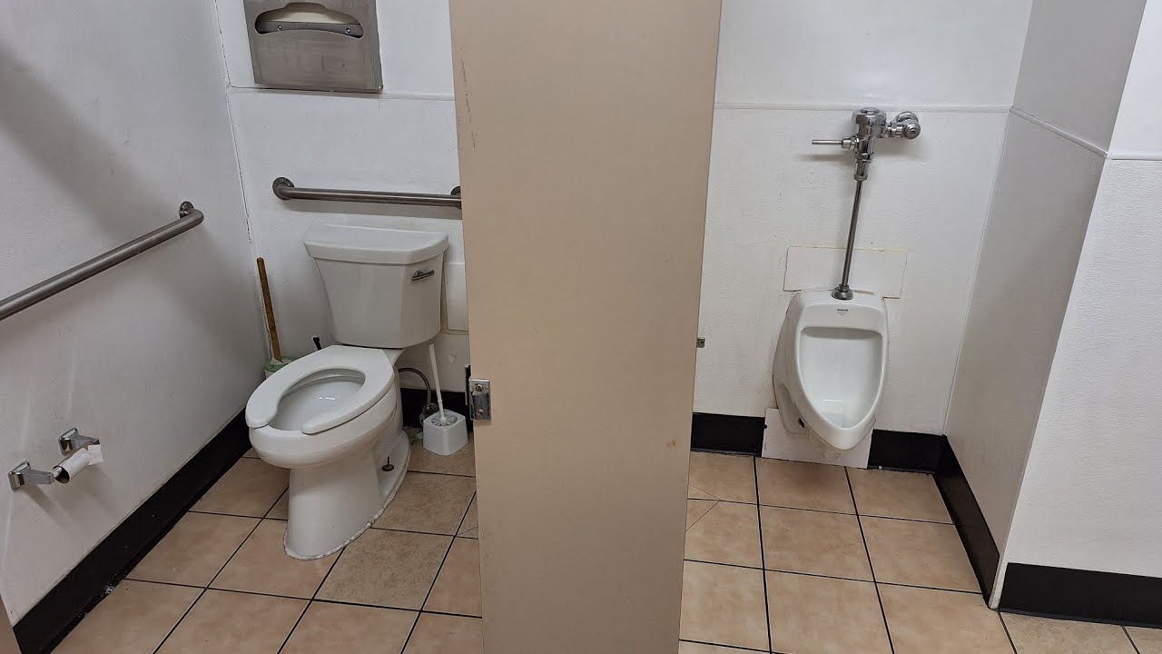 Goodwill Men's Restroom - YouTube