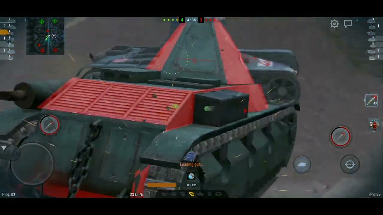 First time playing WoT Blitz game And first time making a YouTube video ...