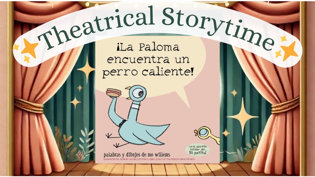 ¡La Paloma encuentra un perro caliente! | Theatrical Storytime | Read ...