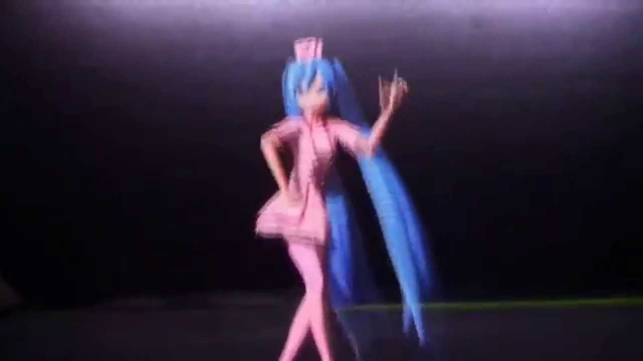 hologram!!!! hatsune miku -love colored ward - YouTube