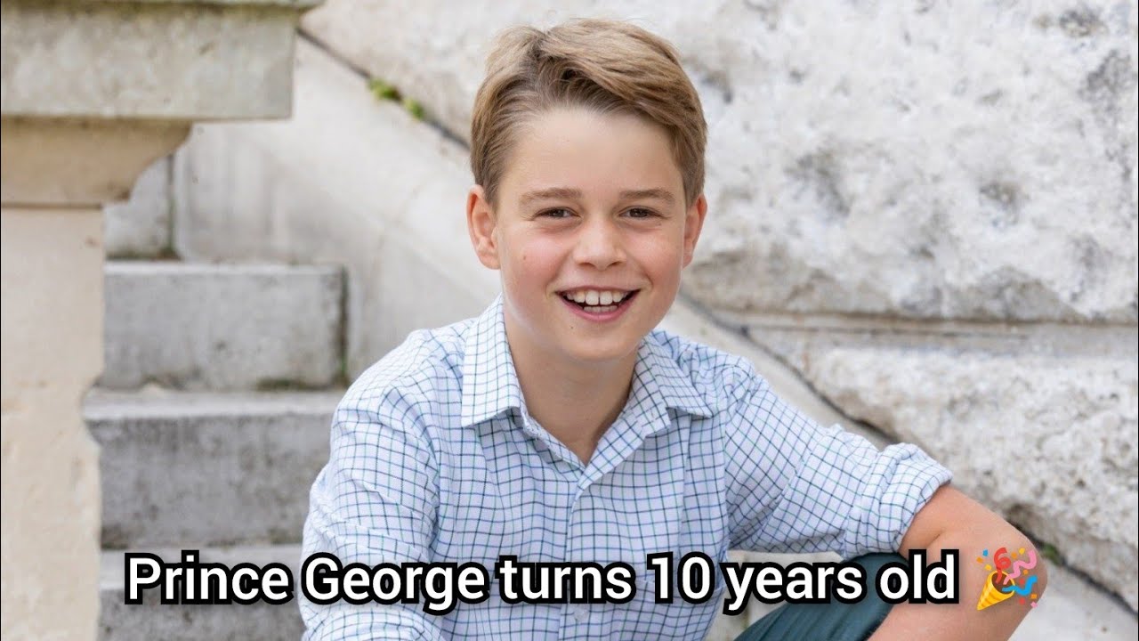Prince George looks so GROWN UP in a new snap shared for his 10th ...