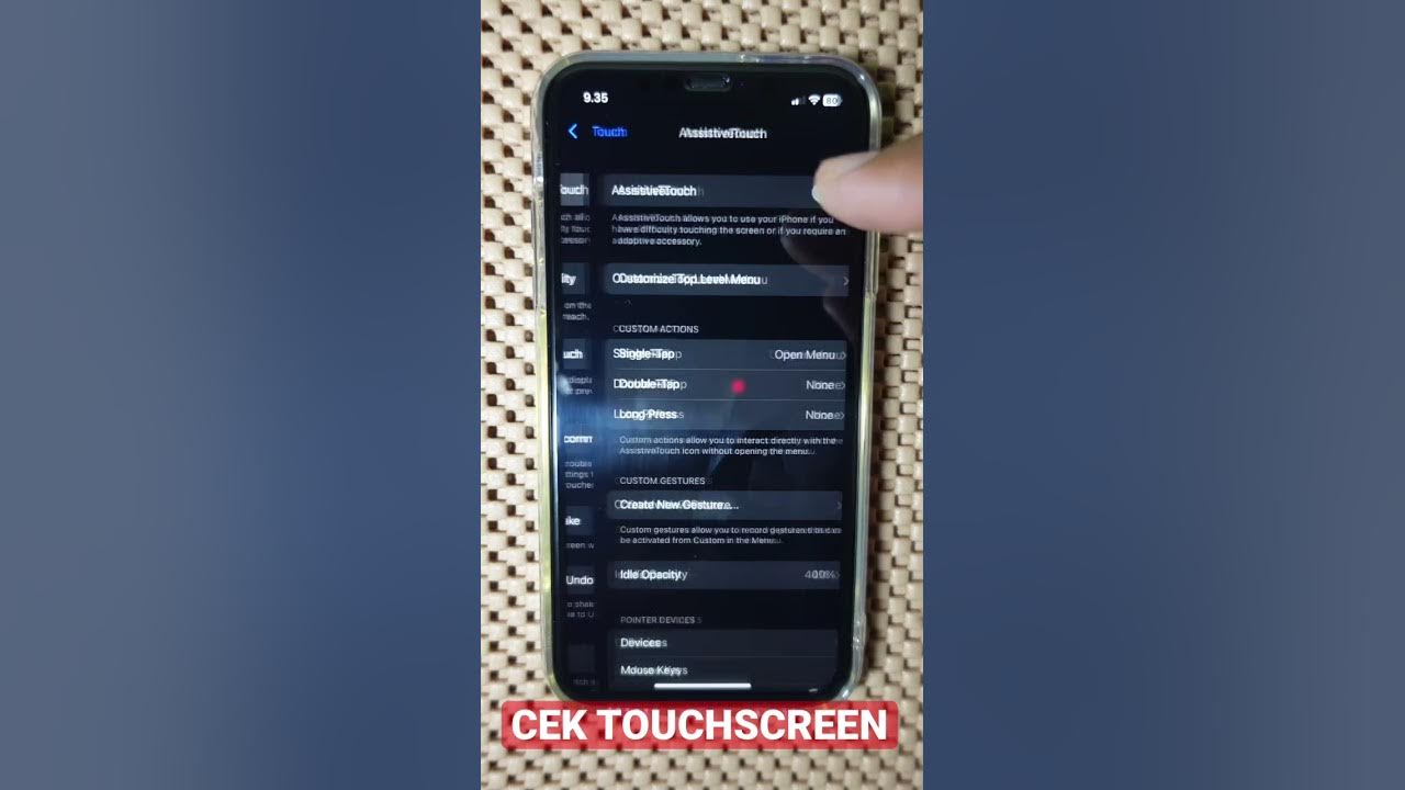 Cara cek layar sentuh iphone - YouTube