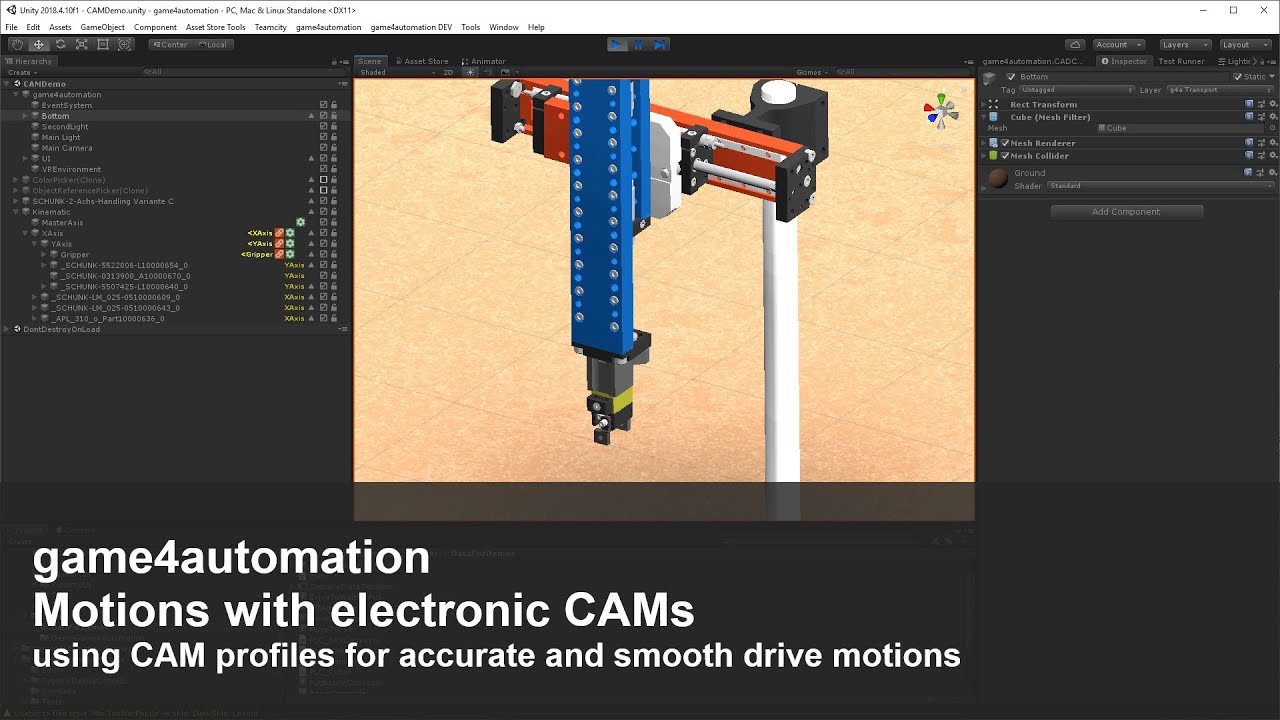 Tutorial Game4automation Motions With Electronic Cam Profiles Youtube