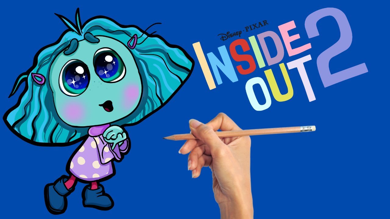 How To Draw Easy ENVY From INSIDE OUT 2 | Maykey Kids - YouTube
