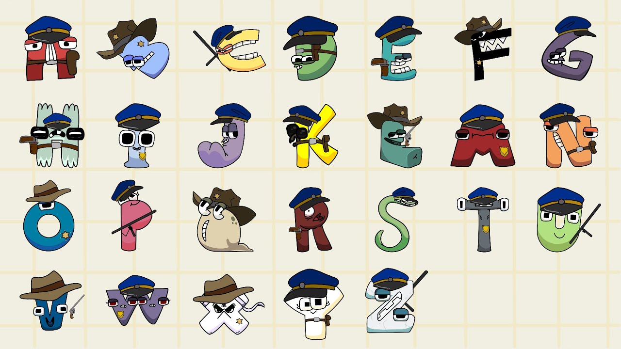 Alphabet Lore But They are COP - YouTube