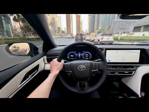 POV Driving The Toyota Camry 2026 GLE In Dubai | ASMR Drive (No Talking)