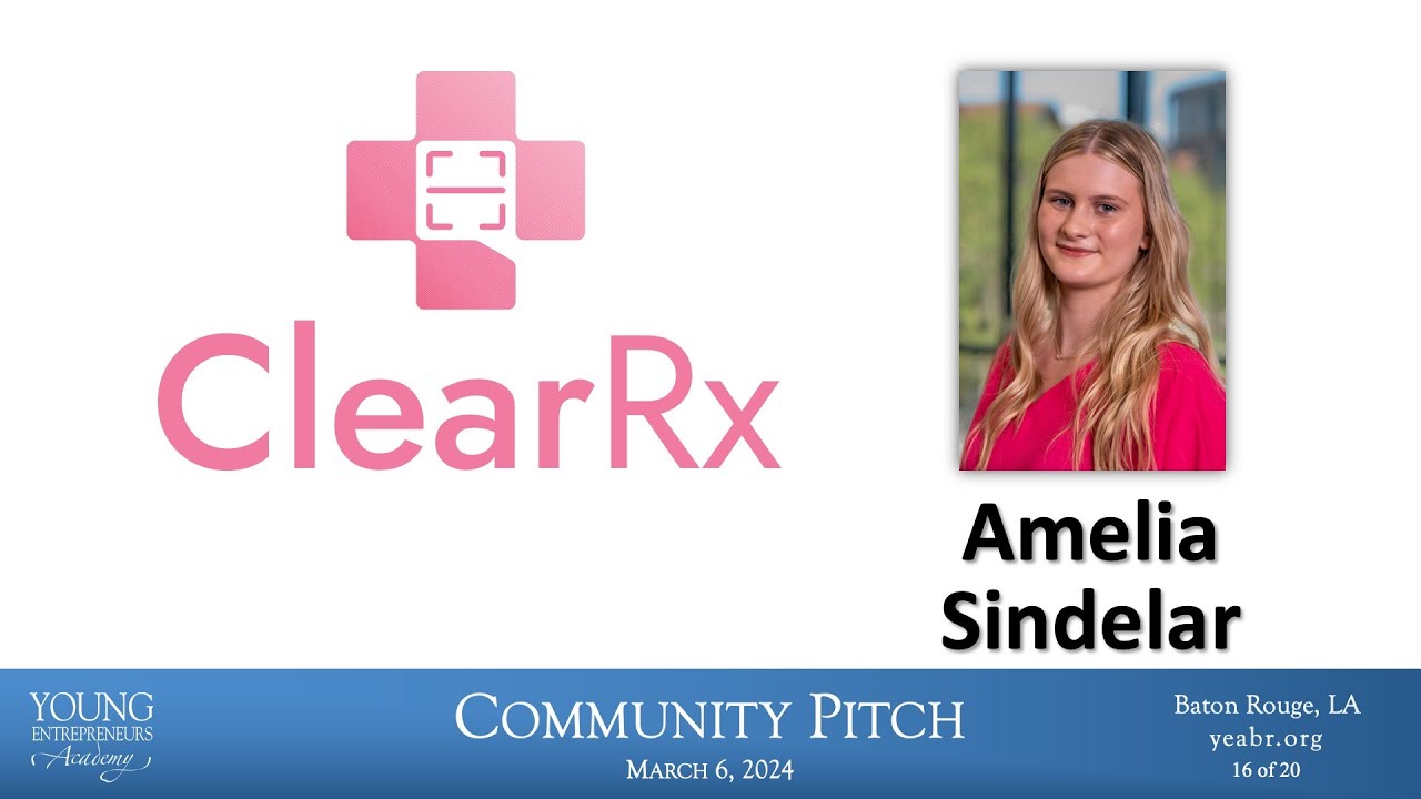 ClearRX - Community Pitch 2024 - YouTube