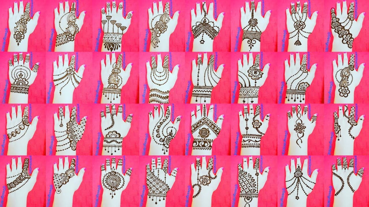 #475 new easy simple mehndi design | indo-arabic floral mehndi designs ...