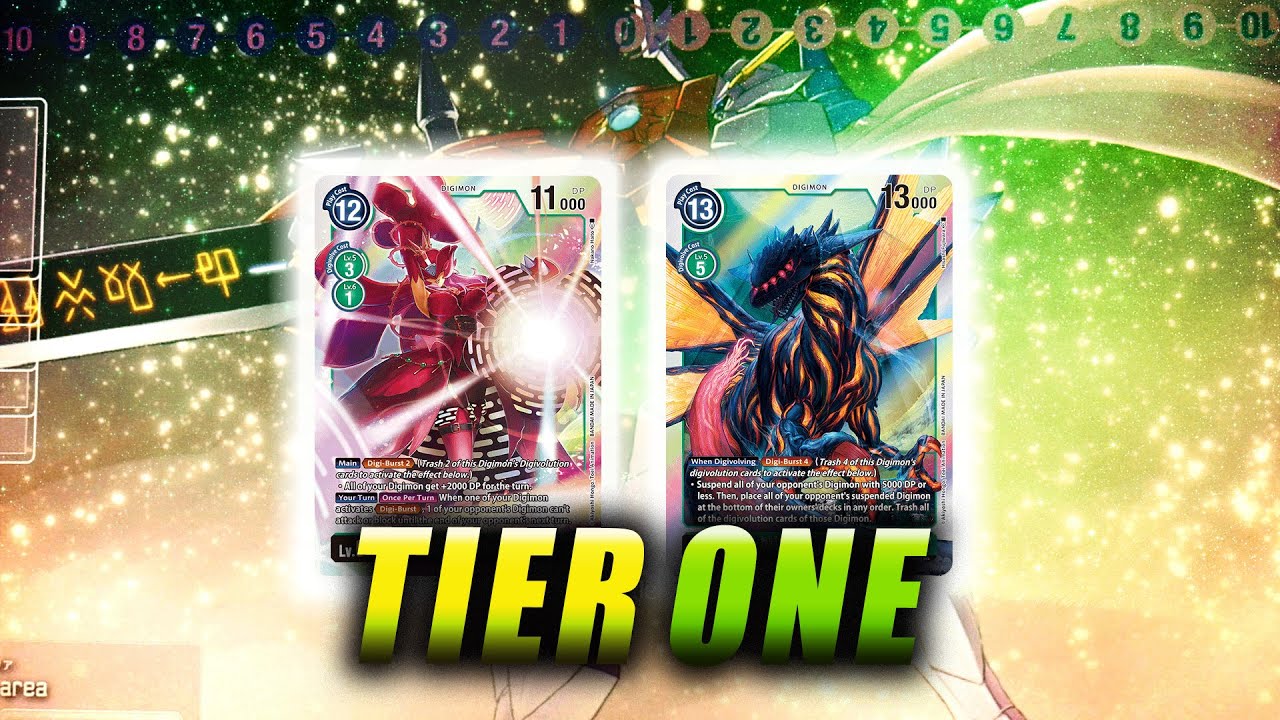 Digimon Set 5 Deck Profile: GREEN HYBRID! Digimon Trading Card Game BT5 ...
