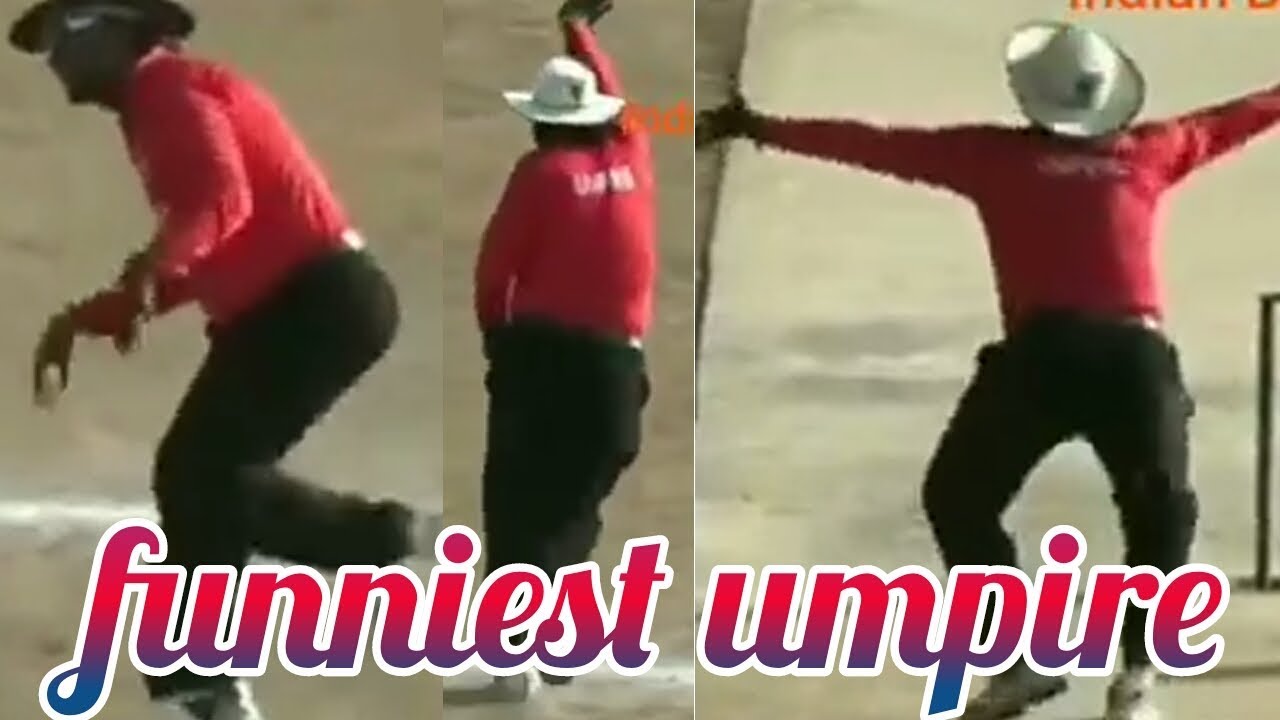 Billy bowden funny | Umpire dance | Cricket dance | funniest umpire ...