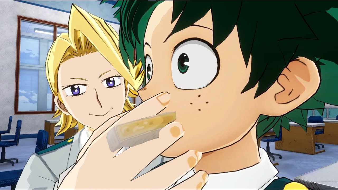 Reenacting Aoyama feeding Deku cheese in VrChat - YouTube