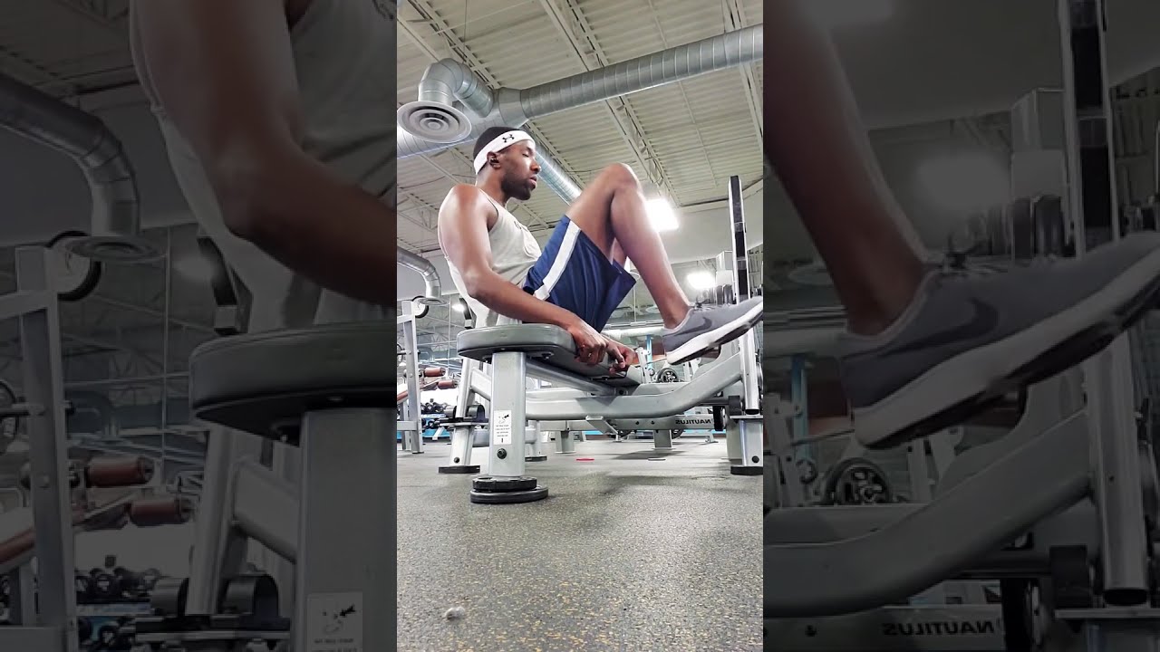 Hip Thrusts, Smith Machine Reverse Calf Raises, Lunges, Seated Tuck - YouTube